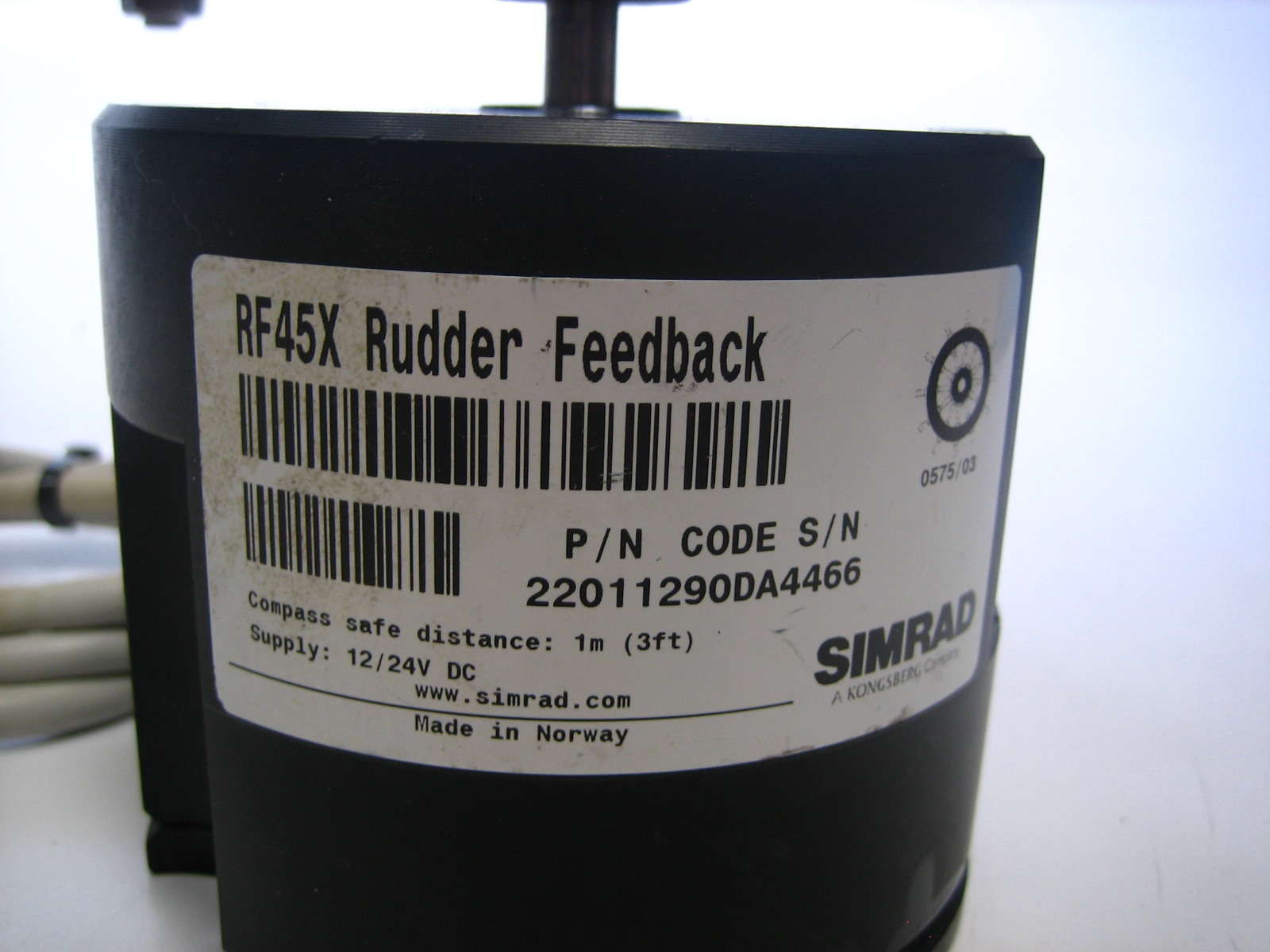 Simrad-RF45X-Medium Duty Rudder Feedback Sensor - 22011290 - Max Marine ...