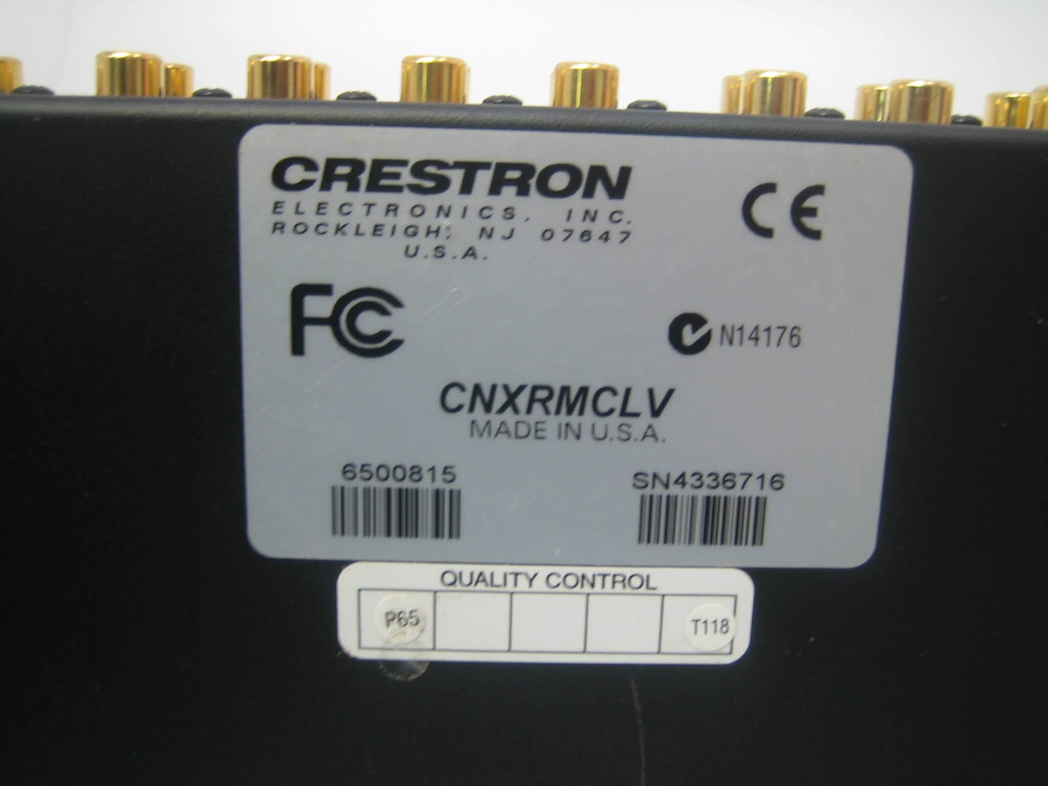 (Lot Of 2) Crestron CNXRMCLV Enhanced Room Solution Box - Free US ...
