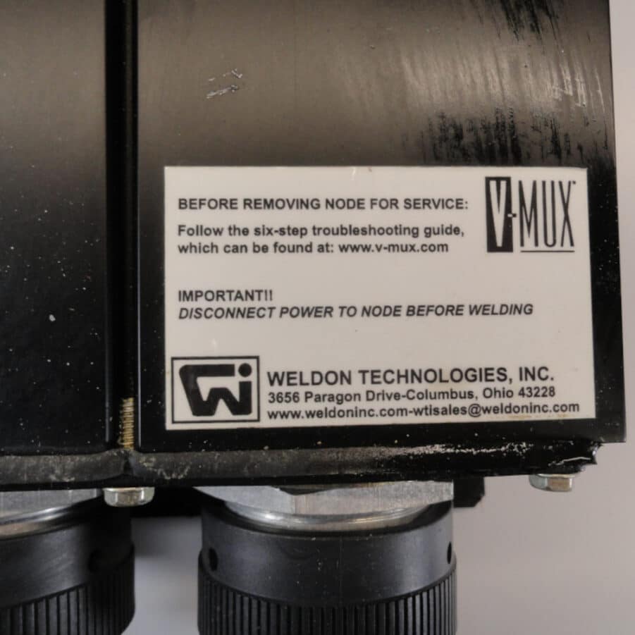 Weldon V-Mux 6000-0000-03 Multiplex System 120A Node - LOT OF 2 - USED ...