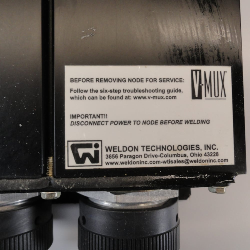 Weldon V-Mux 6000-0000-03 Multiplex System 120A Node - LOT OF 2 - USED ...