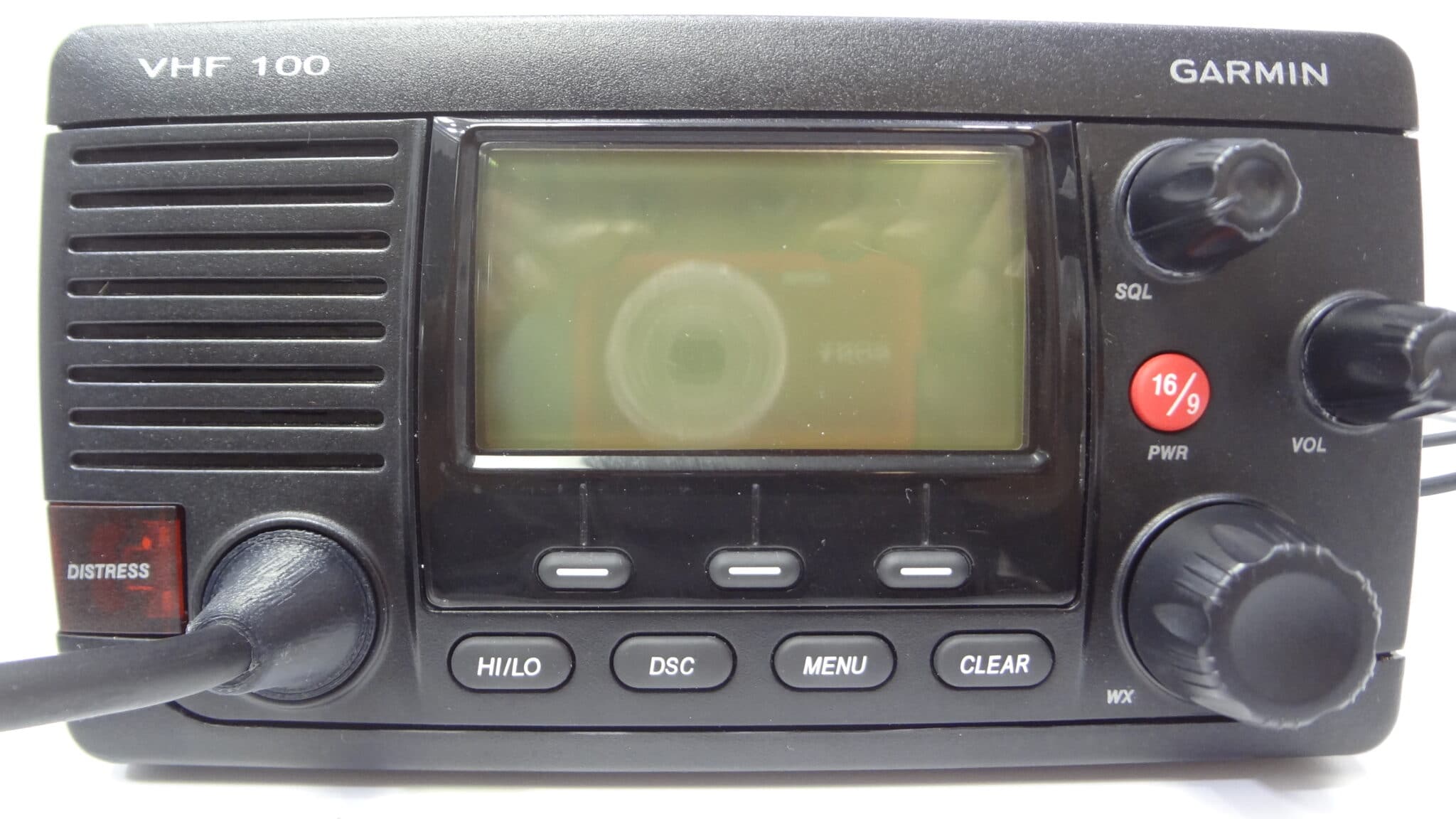 Garmin VHF 100 Submersible Radio Transceiver Unit with Rebuilt Hand Mic ...