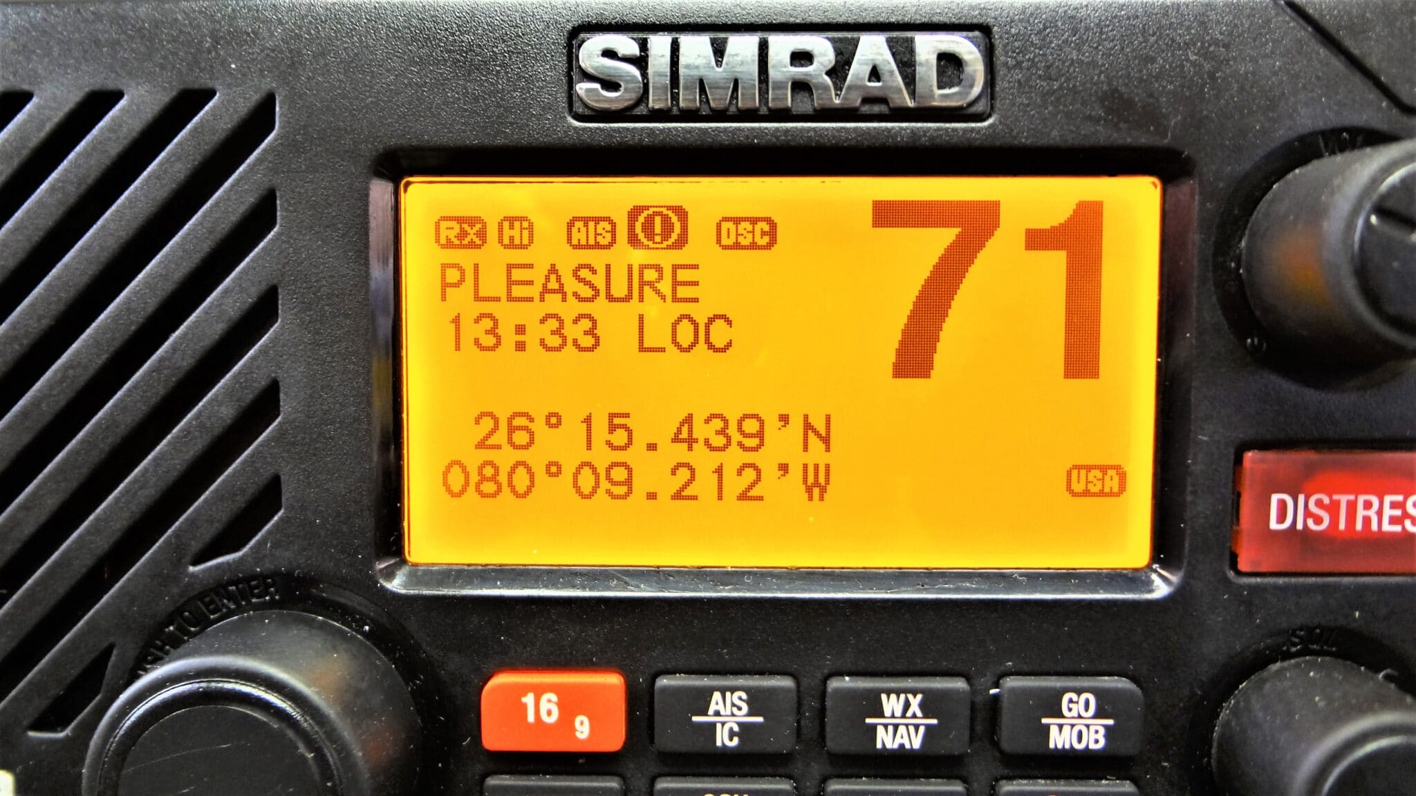 Simrad RS35 Submersible Marine VHF Radio Transceiver Unit with Rebuilt ...