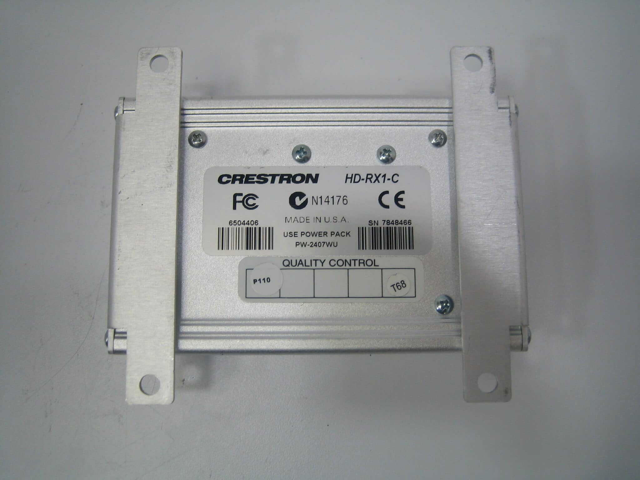 CRESTRON HD-TX1-C with HD-RX1-C Shielded Twisted Pair HDMI Receiver ...