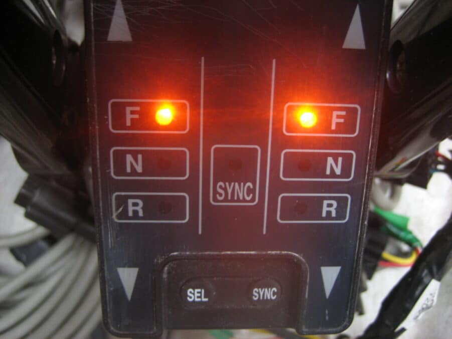 NHK MEC Teleflex KE-4+ Twin Dual Engine Control Head NM1051-00 Binnacle ...