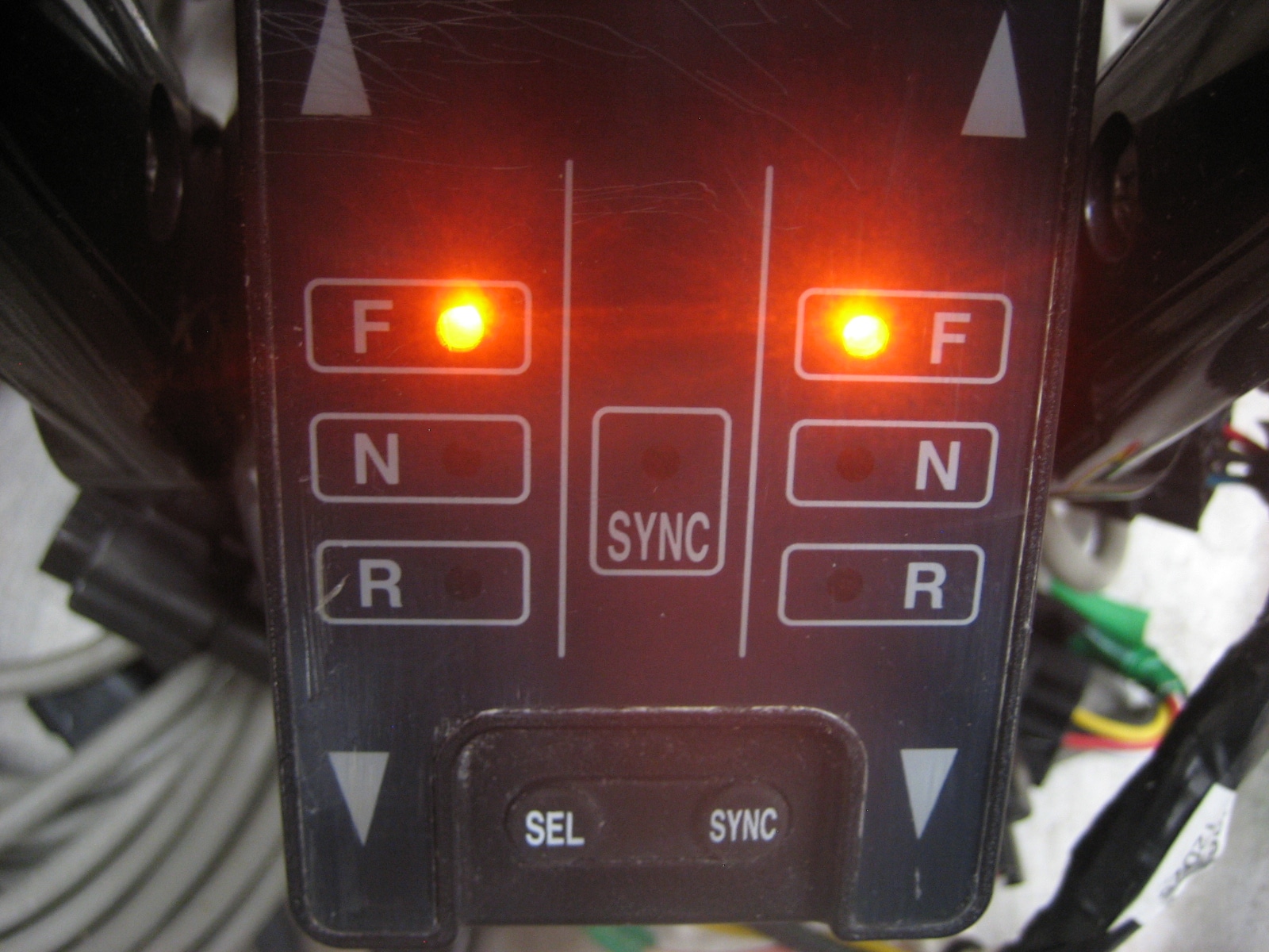 NHK MEC Teleflex KE-4+ Twin Dual Engine Control Head NM1051-00 Binnacle ...