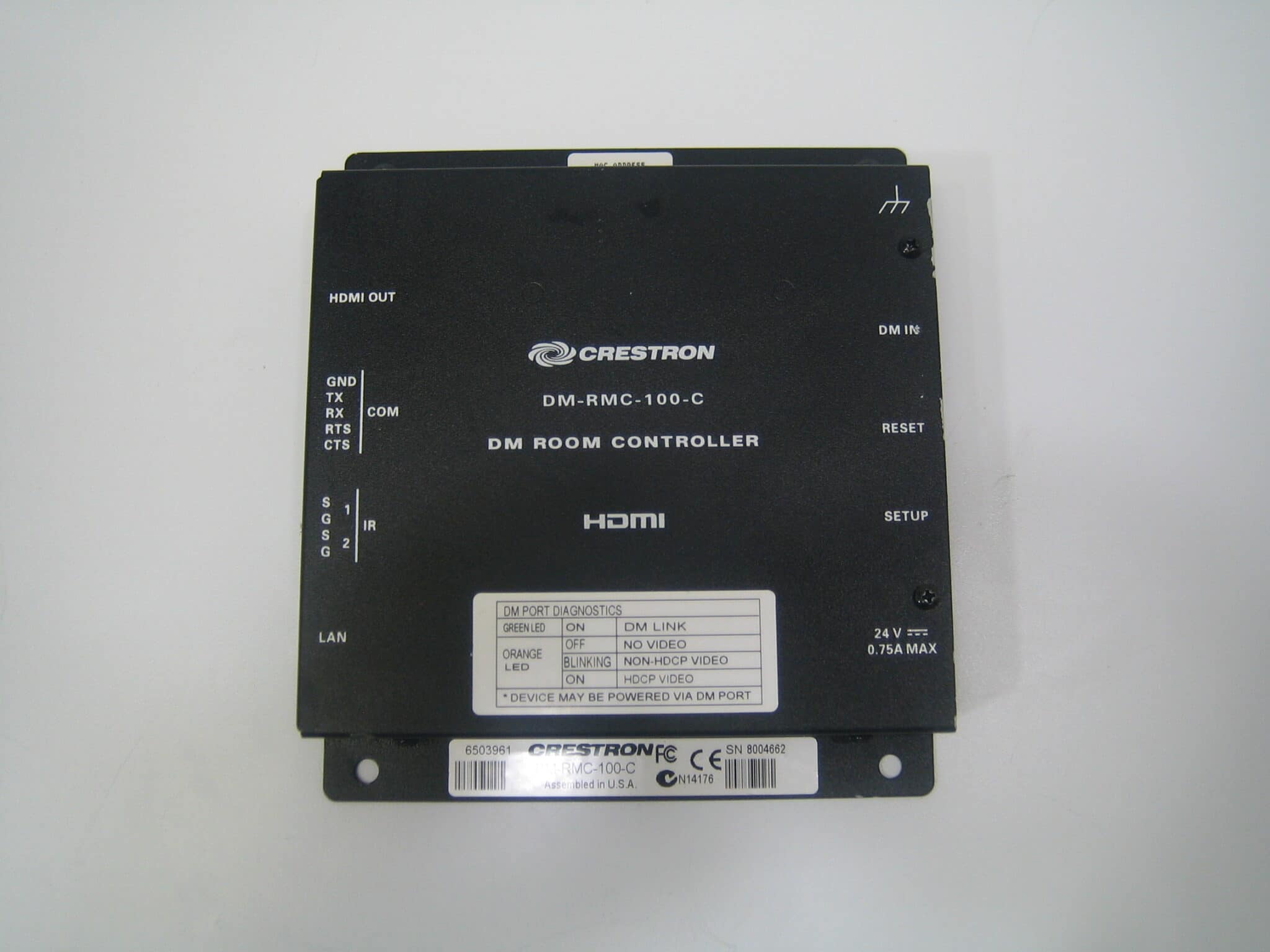 Crestron DM Room Controller DM-RMC-100-C bundled w/o Power Supply - Max ...