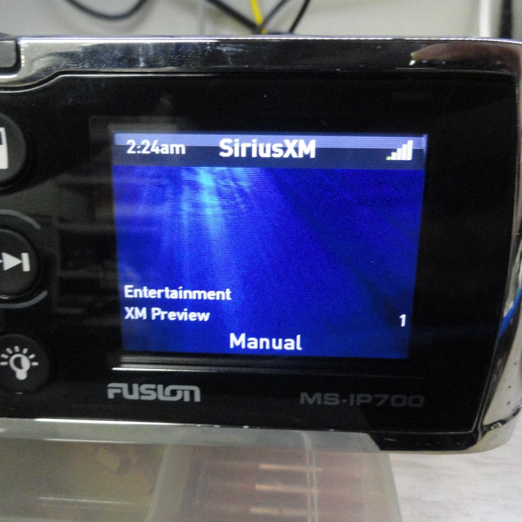 Fusion MS-IP700 - Marine AM/FM Sirius XM NMEA 2000 Entertainment System - USED - Max Marine ...