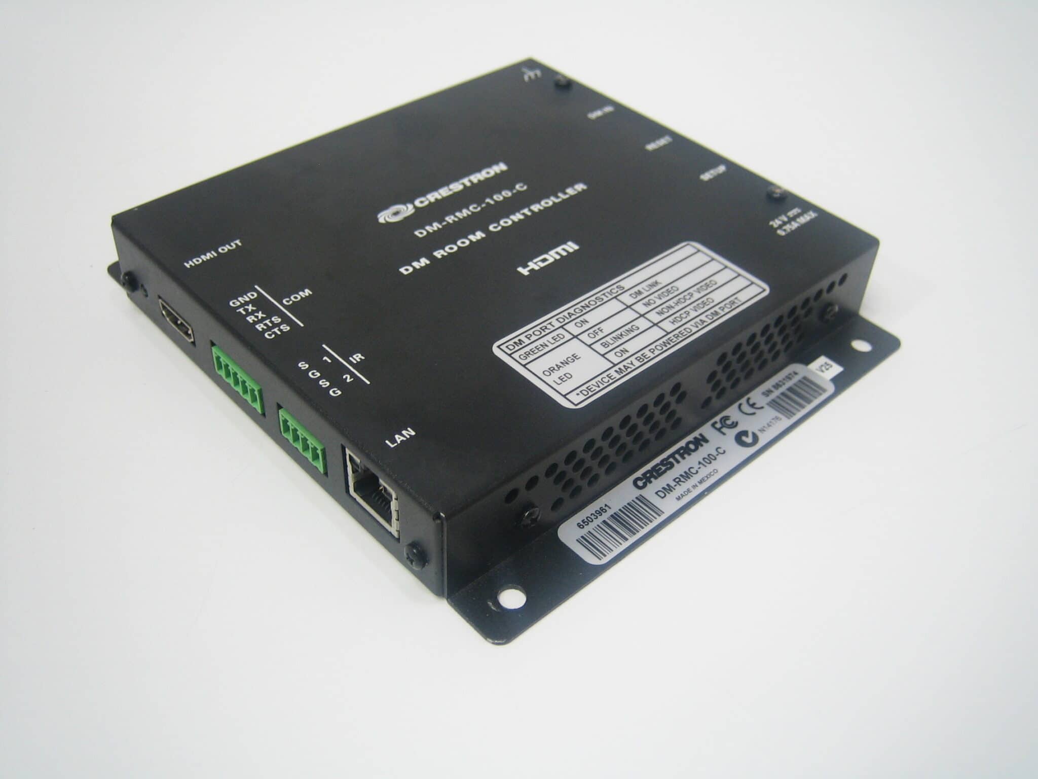 LOT OF 4 Crestron DM Room Controller DM-RMC-100-C * Power Tested - w/o ...