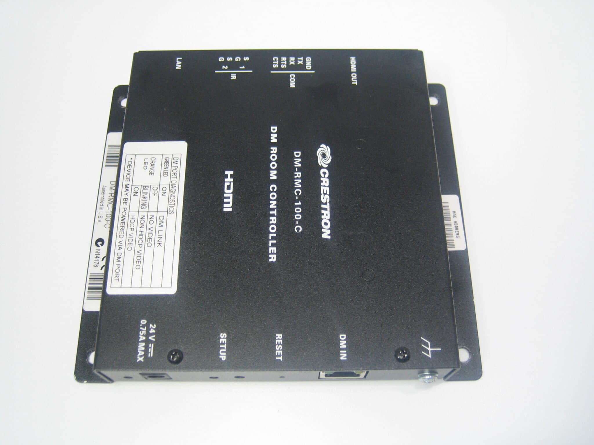 LOT OF 4 Crestron DM Room Controller DM-RMC-100-C * Power Tested - w/o ...