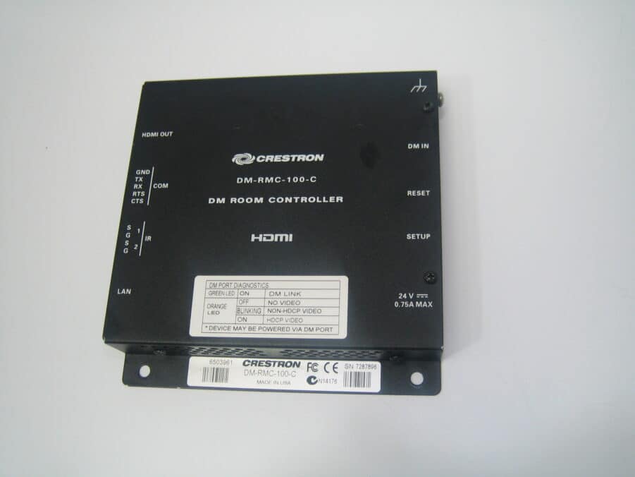 LOT OF 4 Crestron DM Room Controller DM-RMC-100-C * Power Tested - w/o ...