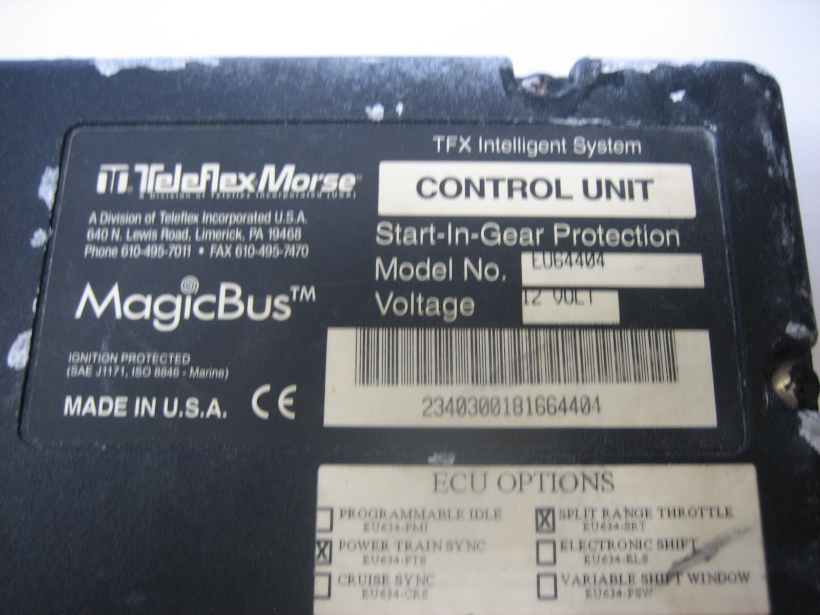 Teleflex ECU Control Unit for i6000 Magicbus Electronic Controls ...