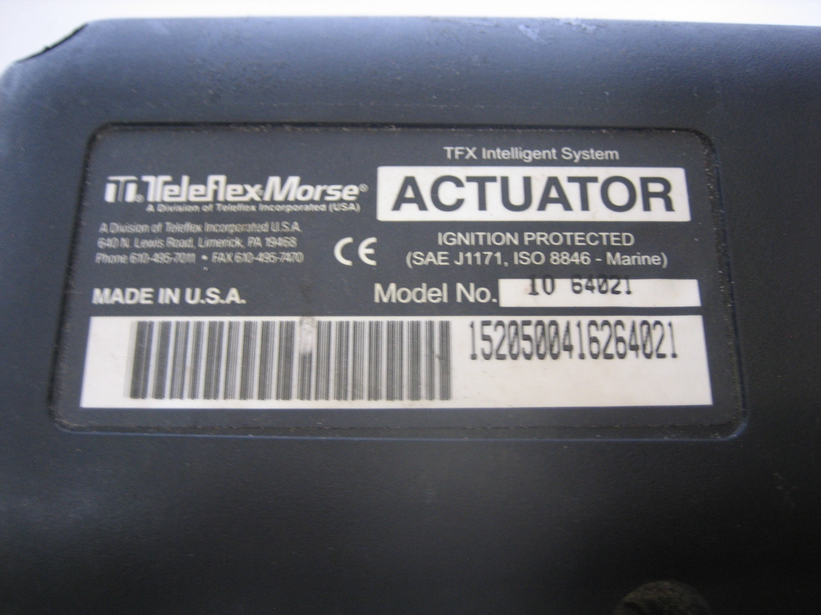 Teleflex Morse Throttle ACTUATOR ASSEMBLY AC64021 FOR i6000 Magicbus ...