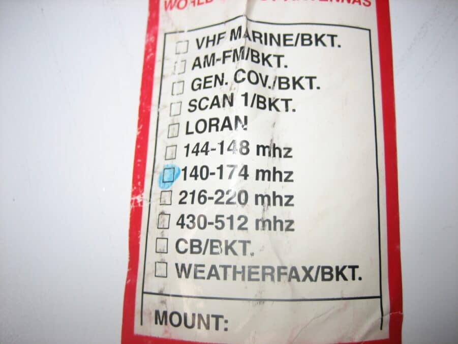 Metz 140-174 MHz Whip Antenna - NEW OPEN BOX - VHF - Max Marine Electronics