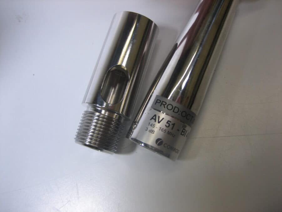 Comrod AV51BI-4 VHF 4' Marine Antenna 1 X 14 Standard Mount Thread 21051 - Max Marine Electronics