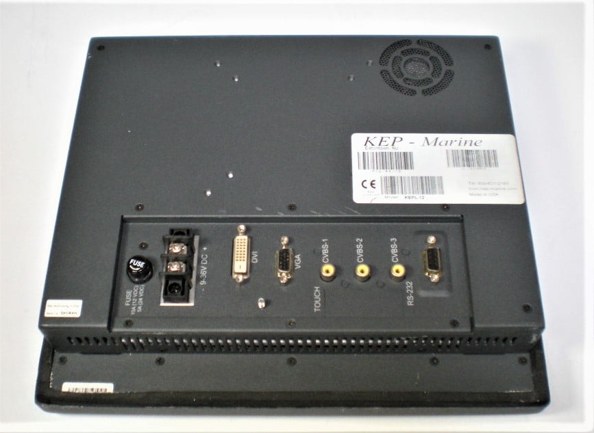 KEP Marine KEPL-12 Sunlight Viewable Marine Monitor + Cables - Tested ...