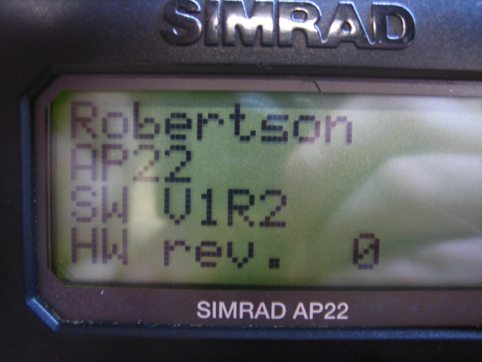 Simrad/AP22/Autopilot Control Head W/Suncover-MME Refurbished-90 DAY ...