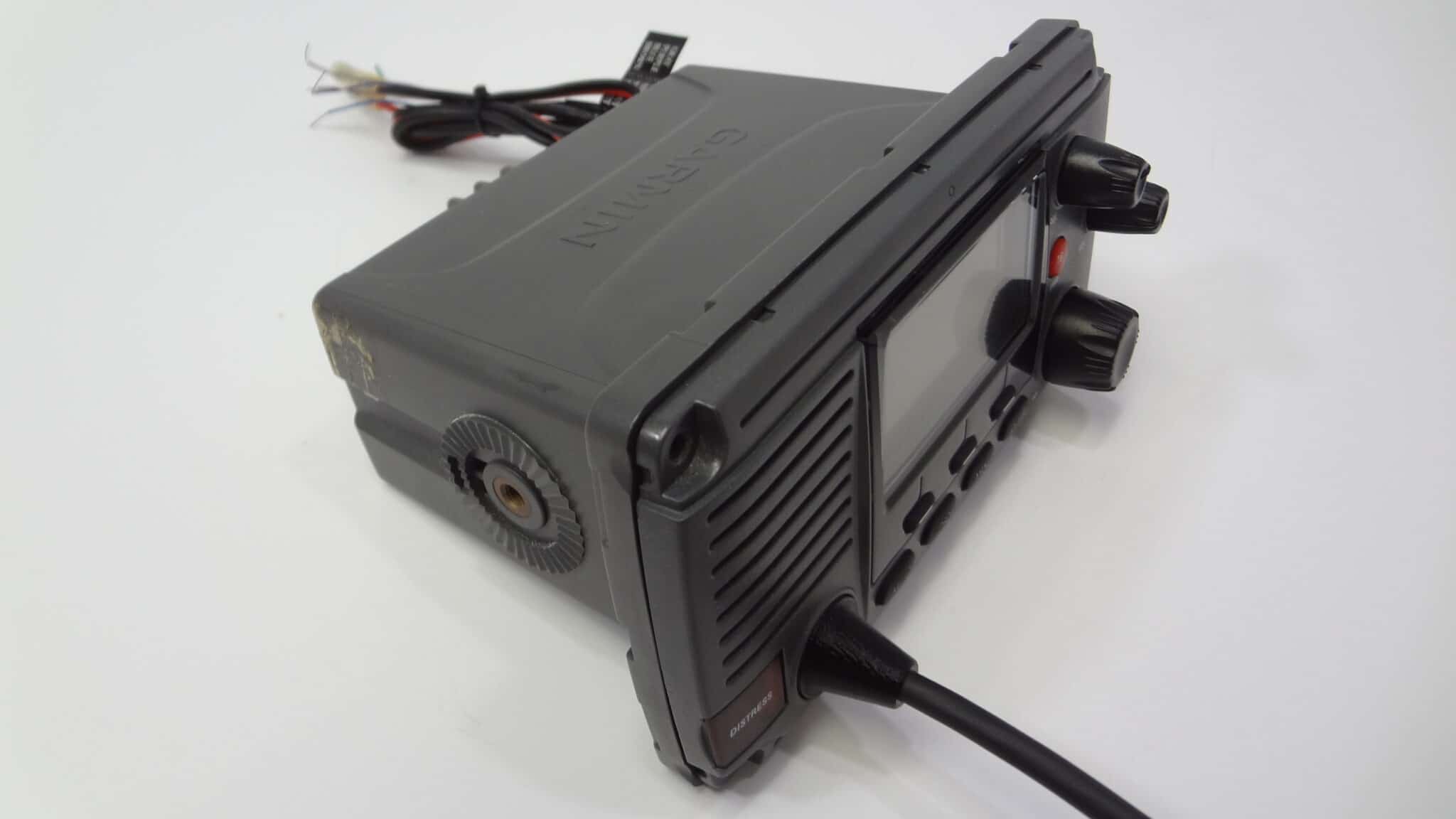 Garmin VHF 100 Submersible Radio Transceiver Unit with Rebuilt Hand Mic ...