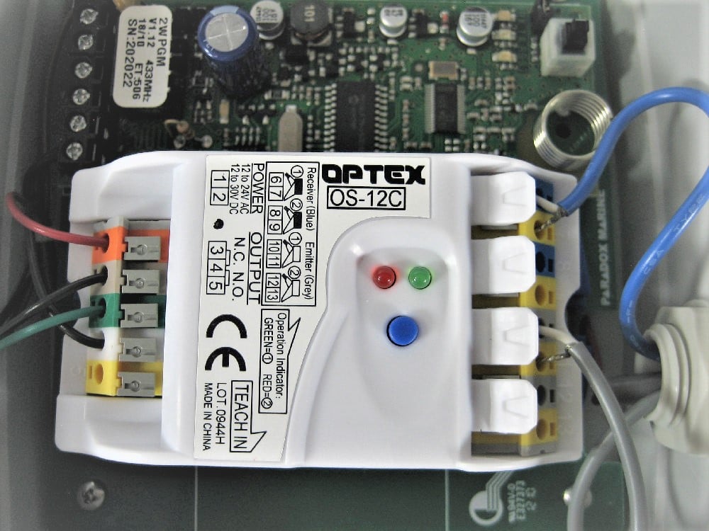 Optex Beam Switch OS-12C w/ Paradox Marine Electronics Box 88091-02 ...
