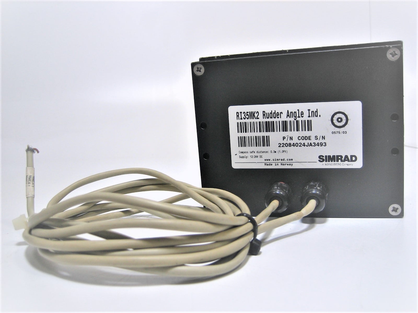 Simrad Robertson - Rudder Indicator RI35 MK2 - 22084024 - Tested/90 Day ...