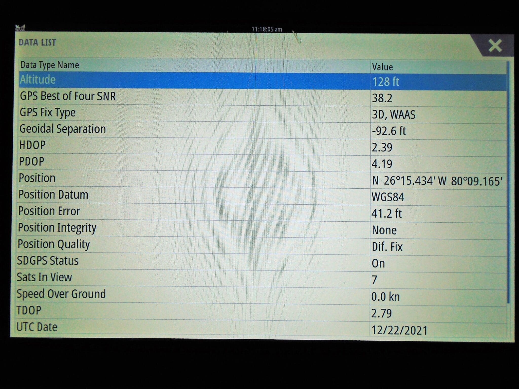 Simrad GS-15 GPS Antenna - Tested Working - Max Marine Electronics