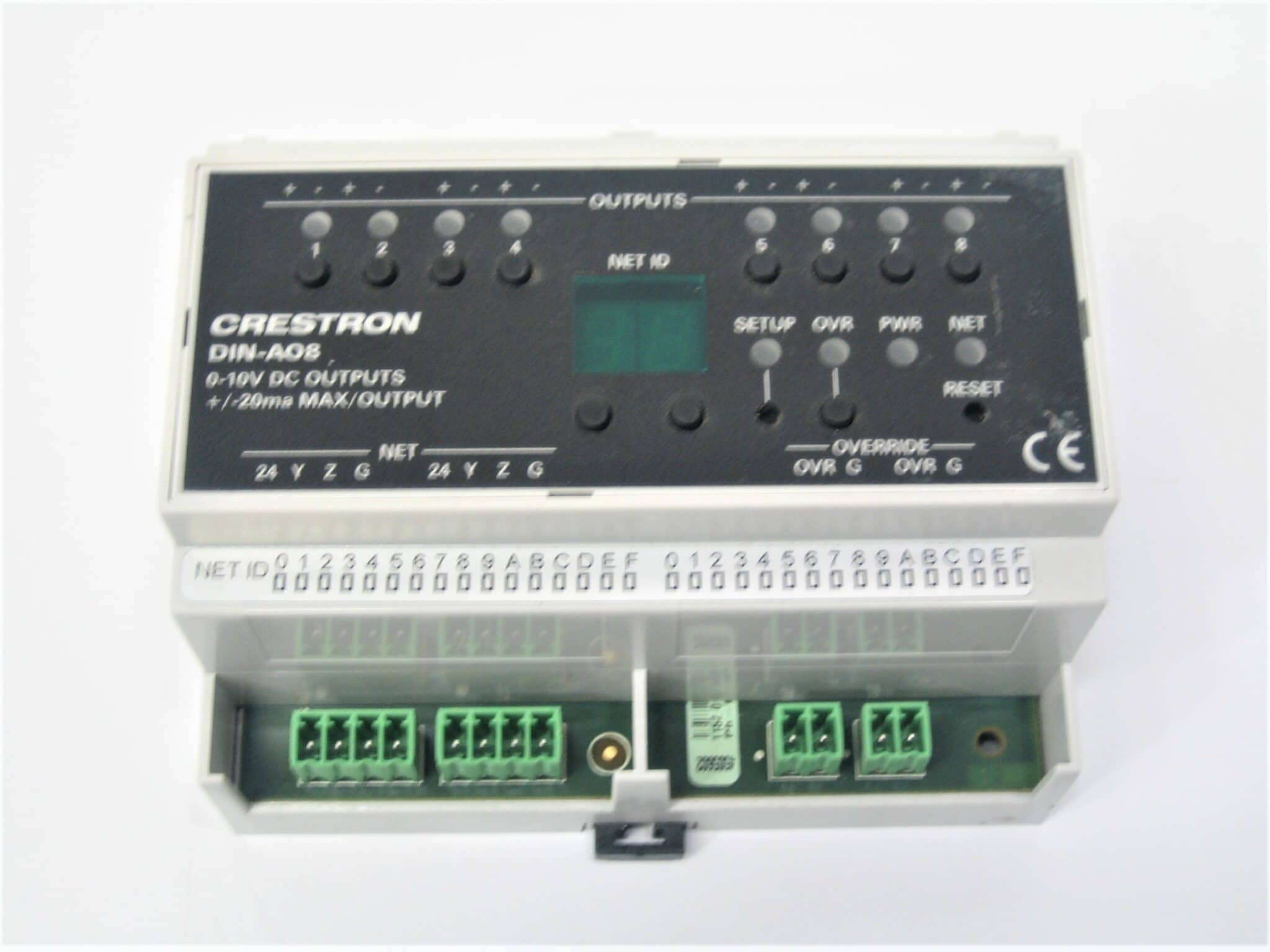 Crestron DIN Rail Analog Output Module-DIN-AO8 - Used - Free US ...