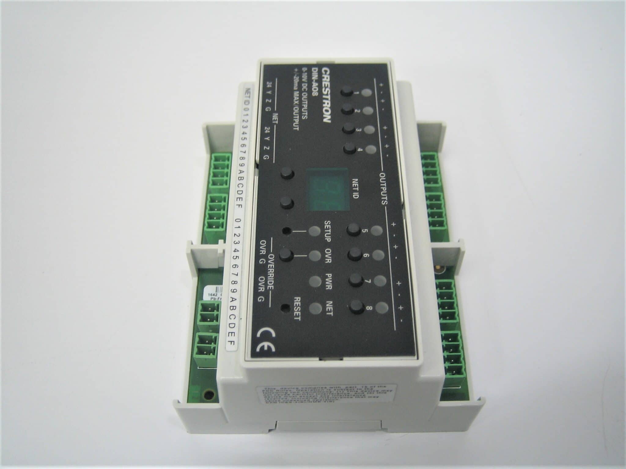 Crestron DIN Rail Analog Output Module-DIN-AO8 - New Open Box - Free US ...