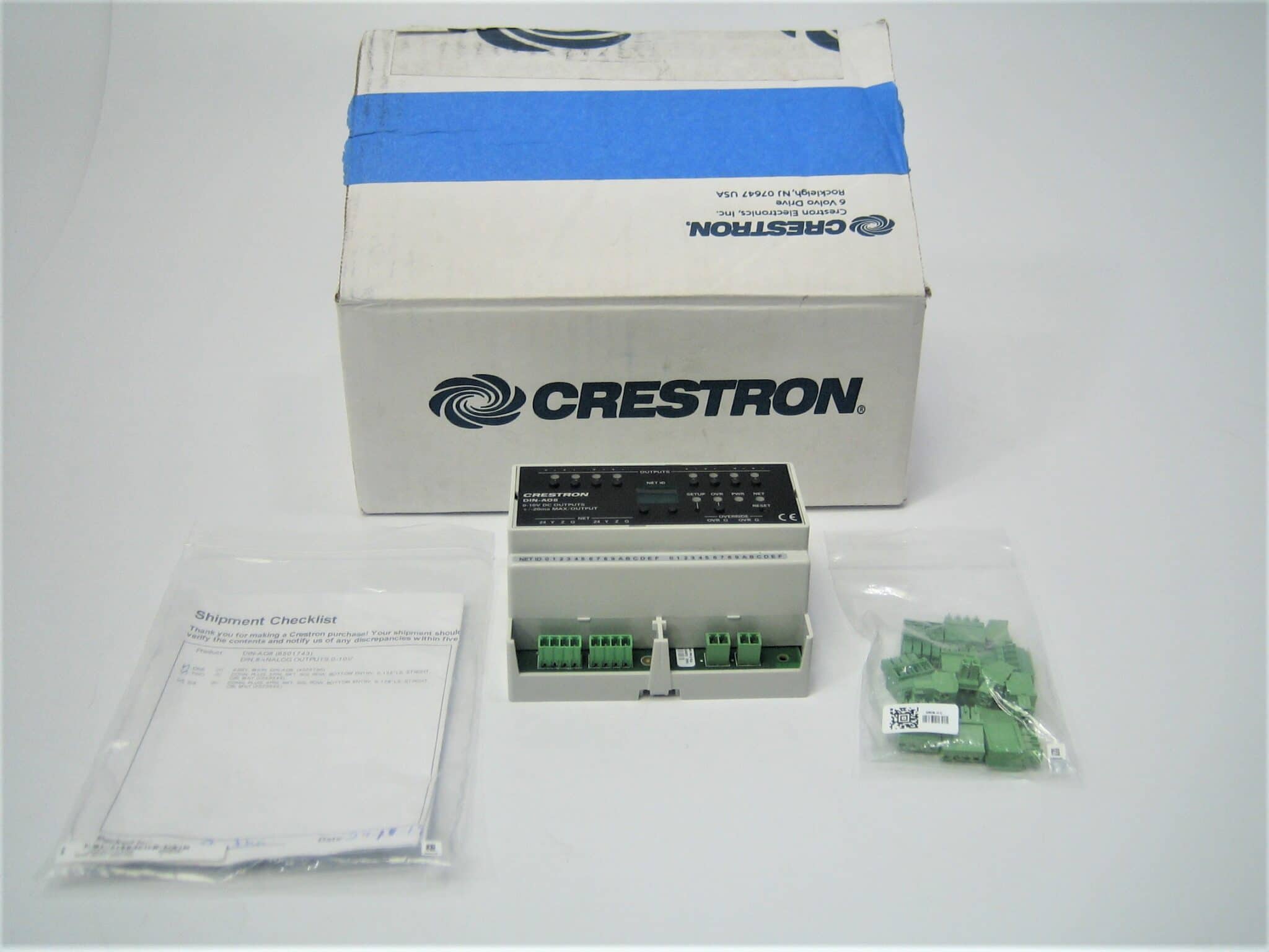 Crestron DIN Rail Analog Output Module-DIN-AO8 - New Open Box - Free US ...
