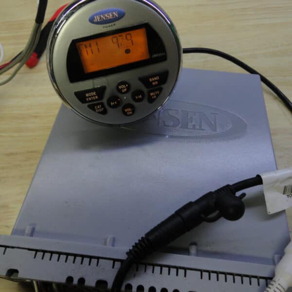 Jensen Marine JMS2212TA - AM/FM Sirius XM Ready Hideaway Boat Radio ...