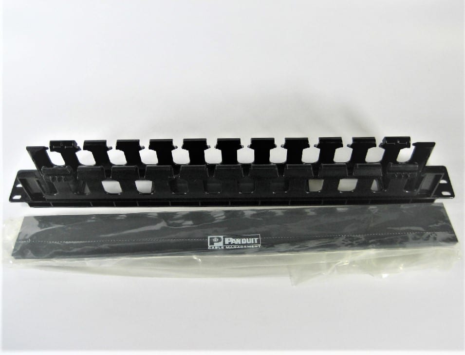 Panduit PatchLink Horizontal Single Sided Cable Manager 1RU - New Open ...