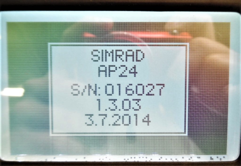 Simrad AP24-Autopilot Control Head in GREAT Condition PN-22096614 ...