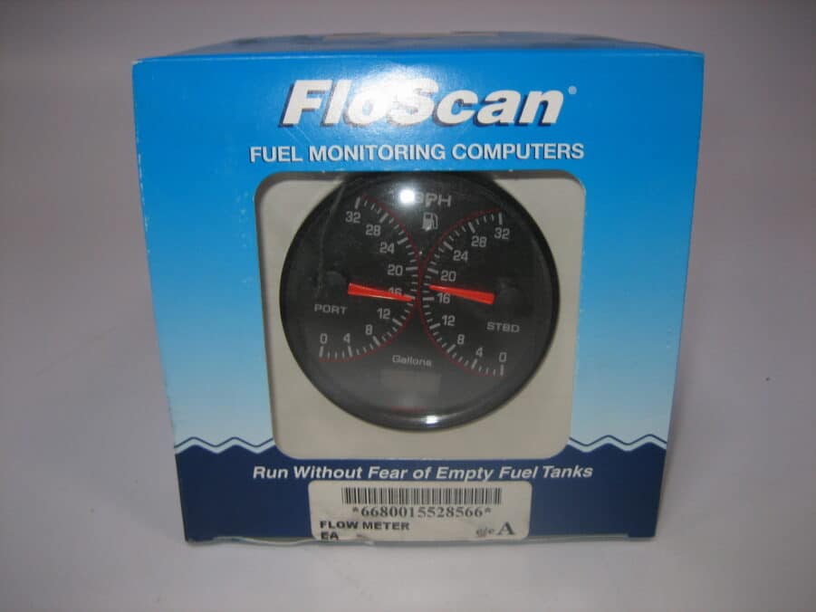 Floscan Twinscan Fuel Flow Instrument Gauge 0-32 GPH - *NEW* - 1000-077 ...