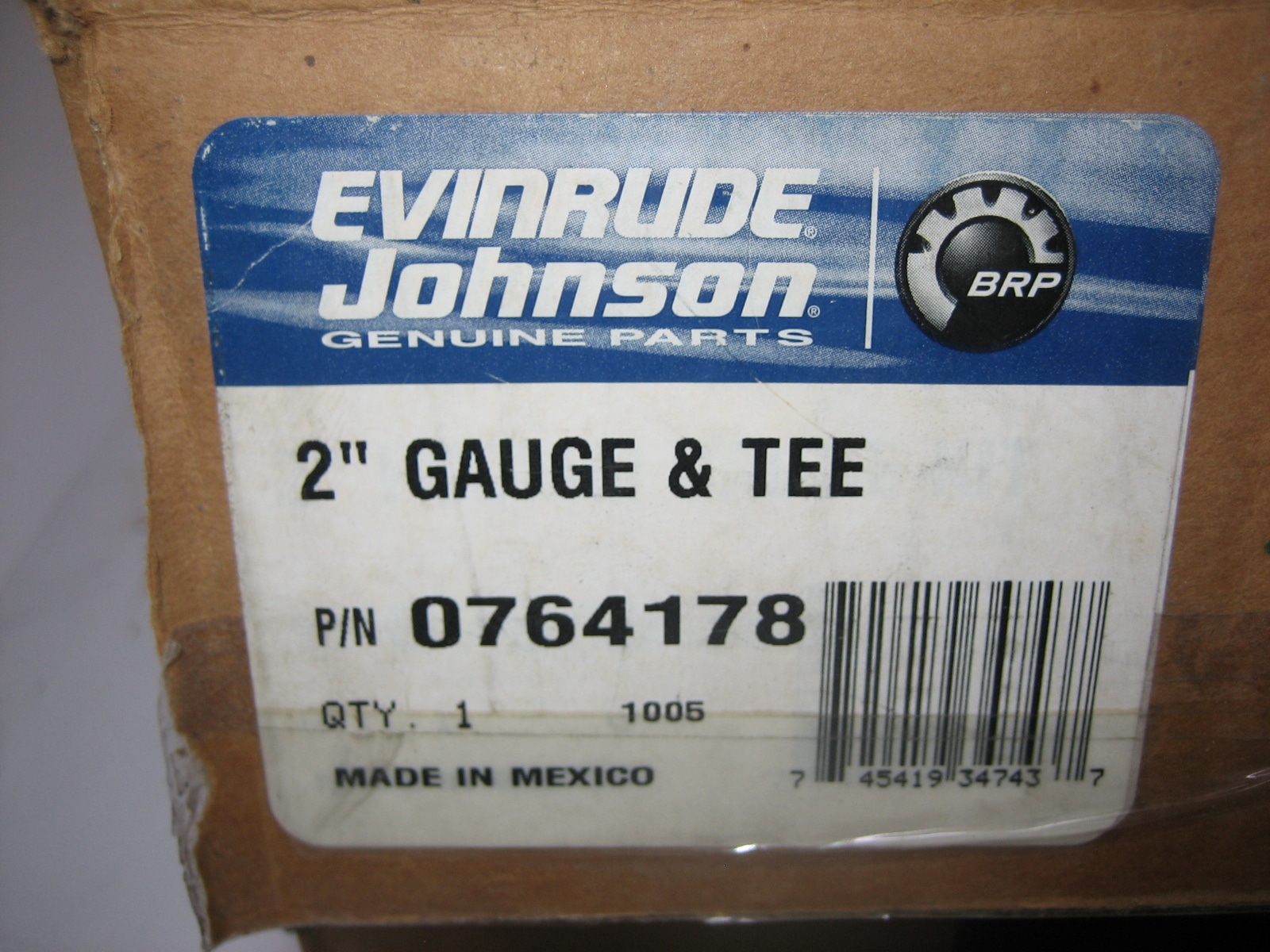 Evinrude Johnson I-Command 2 Inch Instrument Gauge Display 0764178 ...