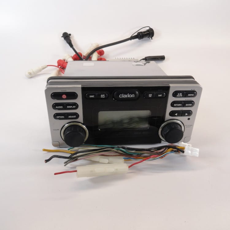 Clarion CMD6 Watertight Marine AM/FM CD Sirius XM Radio Boat Stereo ...
