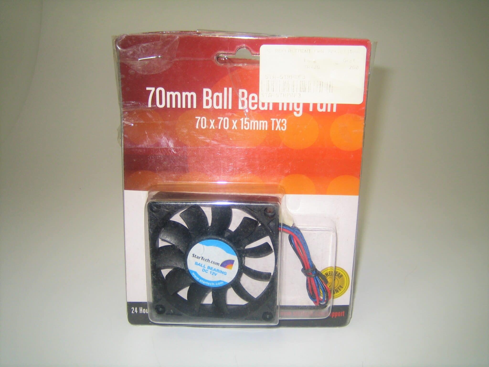 StarTech 70mm Ball Bearing Fan 70x70x15mm TX3 (Pack of 3) NEW - Free US ...