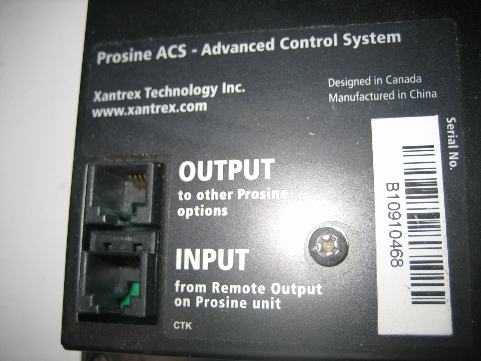 Xantrex PROsine ACS Advanced Control System Remote Display - Max Marine ...