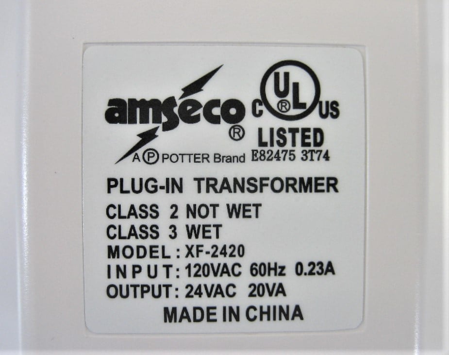 Amseco XF-2420 Plug-In Transformer Power Supply - New Open Box - Free ...