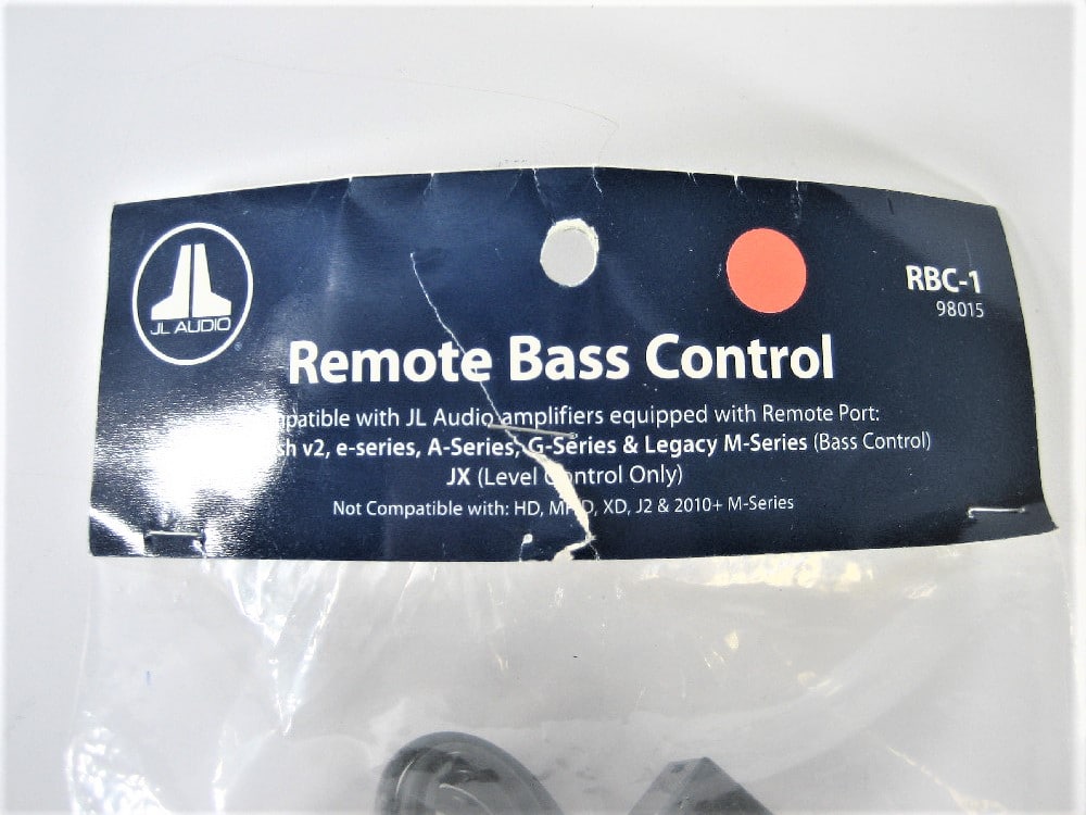 JL Audio RBC-1 Remote Bass Control - Bass & Level Control - New - Free ...