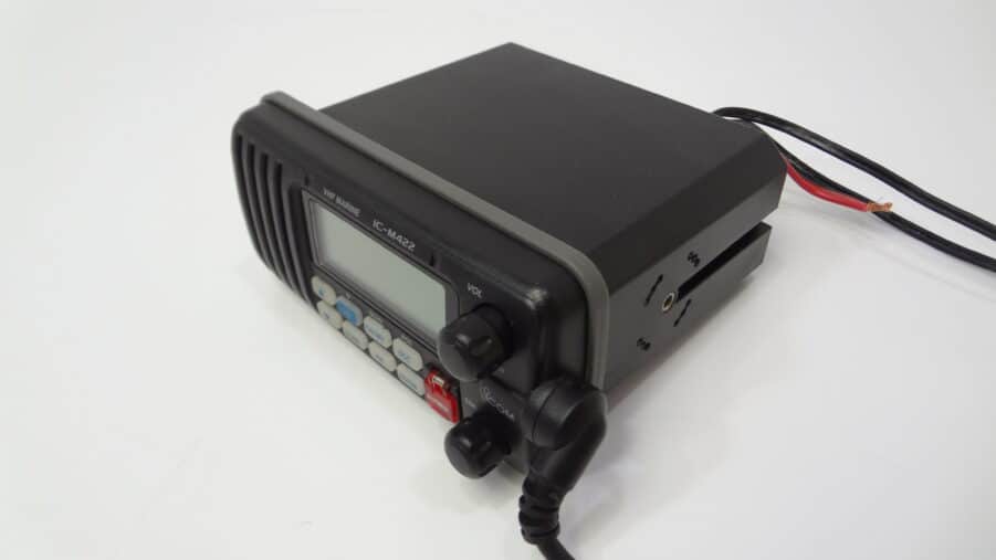 Icom IC-M422 Marine VHF Transceiver Radio Unit w/ Icom HM-150B Hand ...