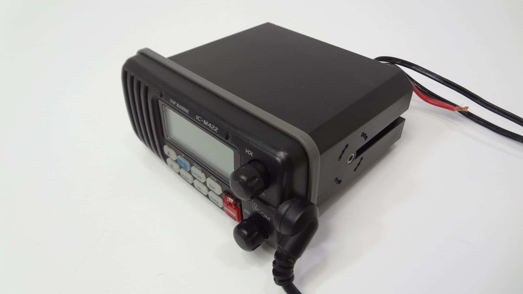 Icom IC-M422 Marine VHF Transceiver Radio Unit w/ Icom HM-150B Hand ...