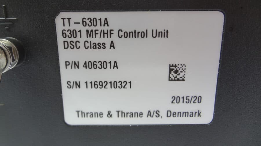 Thrane & Thrane Sailor 6301 MF/HF Control Unit DSC Class A 406301A ...