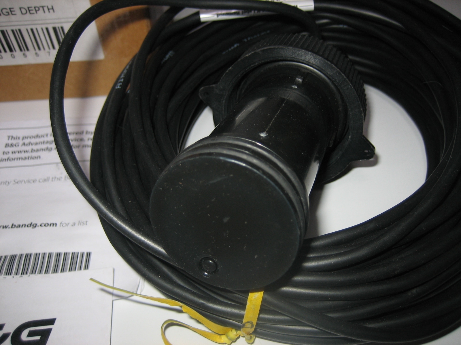 B&G 170kHz SEN-DEPTH-H Depth Transducer for Hydra Network Etc *NEW ...