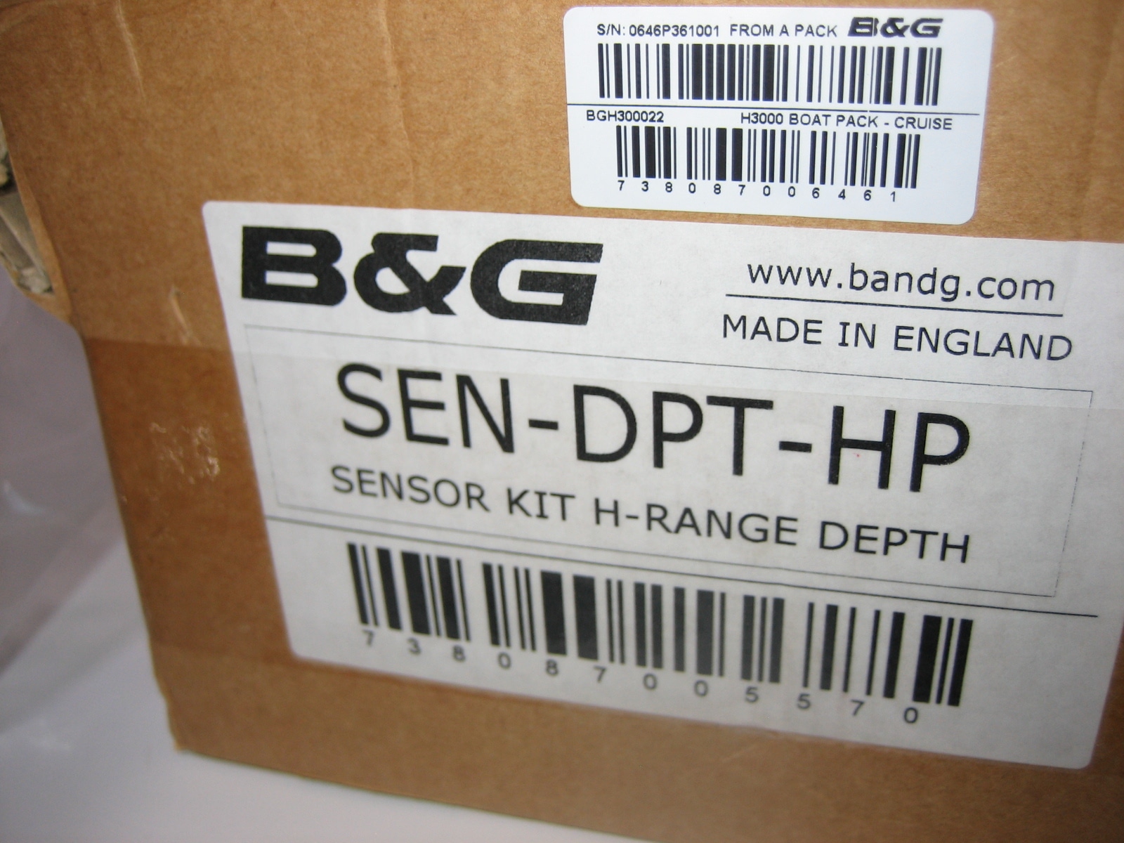 B&G 170kHz SEN-DEPTH-H Depth Transducer for Hydra Network Etc *NEW ...