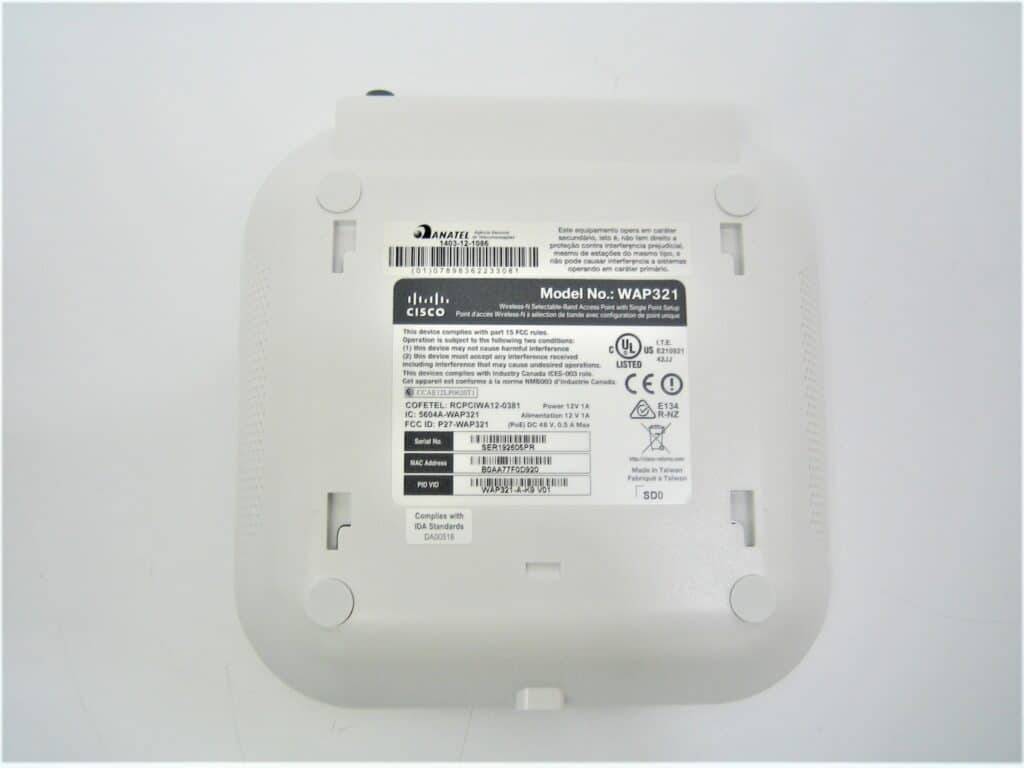 Cisco Small Business WAP321-A-K9 Wireless-N Selectable Band Access ...