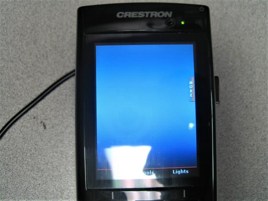 Crestron MTX-3 Handheld Touch Screen Remote w Docking Station w Power ...