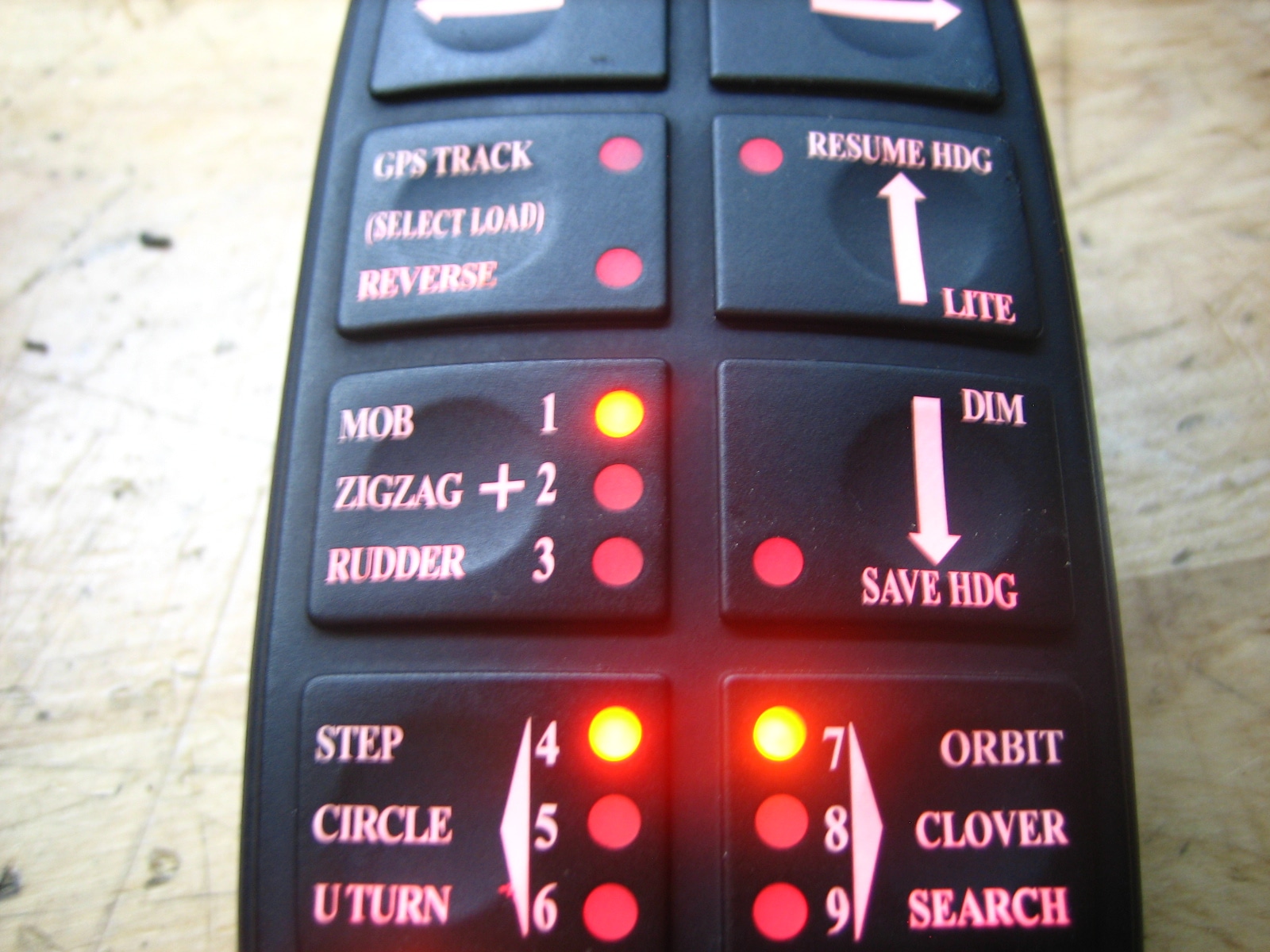 Garmin/Nautamatic/TR-1/Gladiator Autopilot Remote Control / TESTED GOOD ...