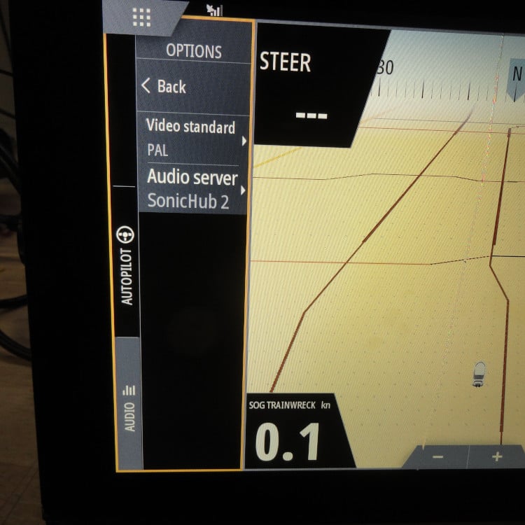 Simrad Sonichub2 Bluetooth AM/FM USB Hideaway Marine Audio ...