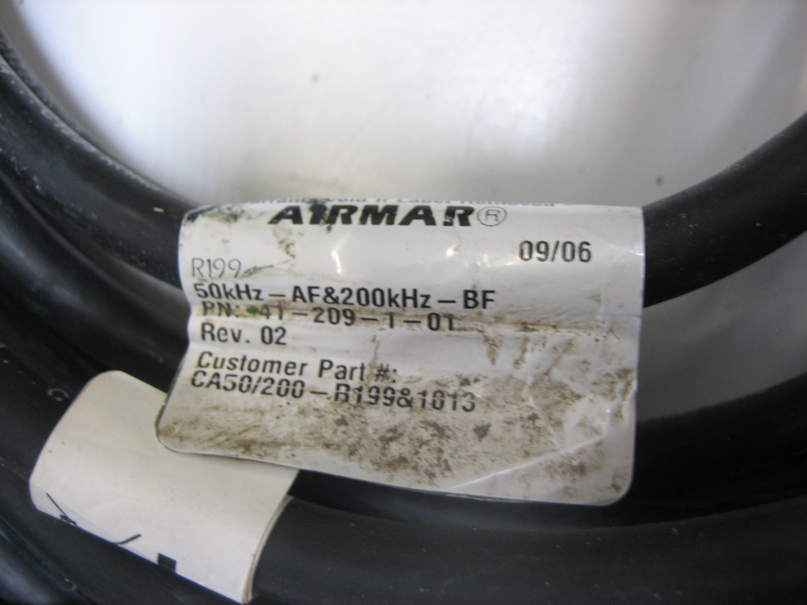 Airmar R199 2kw 50/200 Dual Line Non-Diplexed In-Hull Transducer - Fits ...