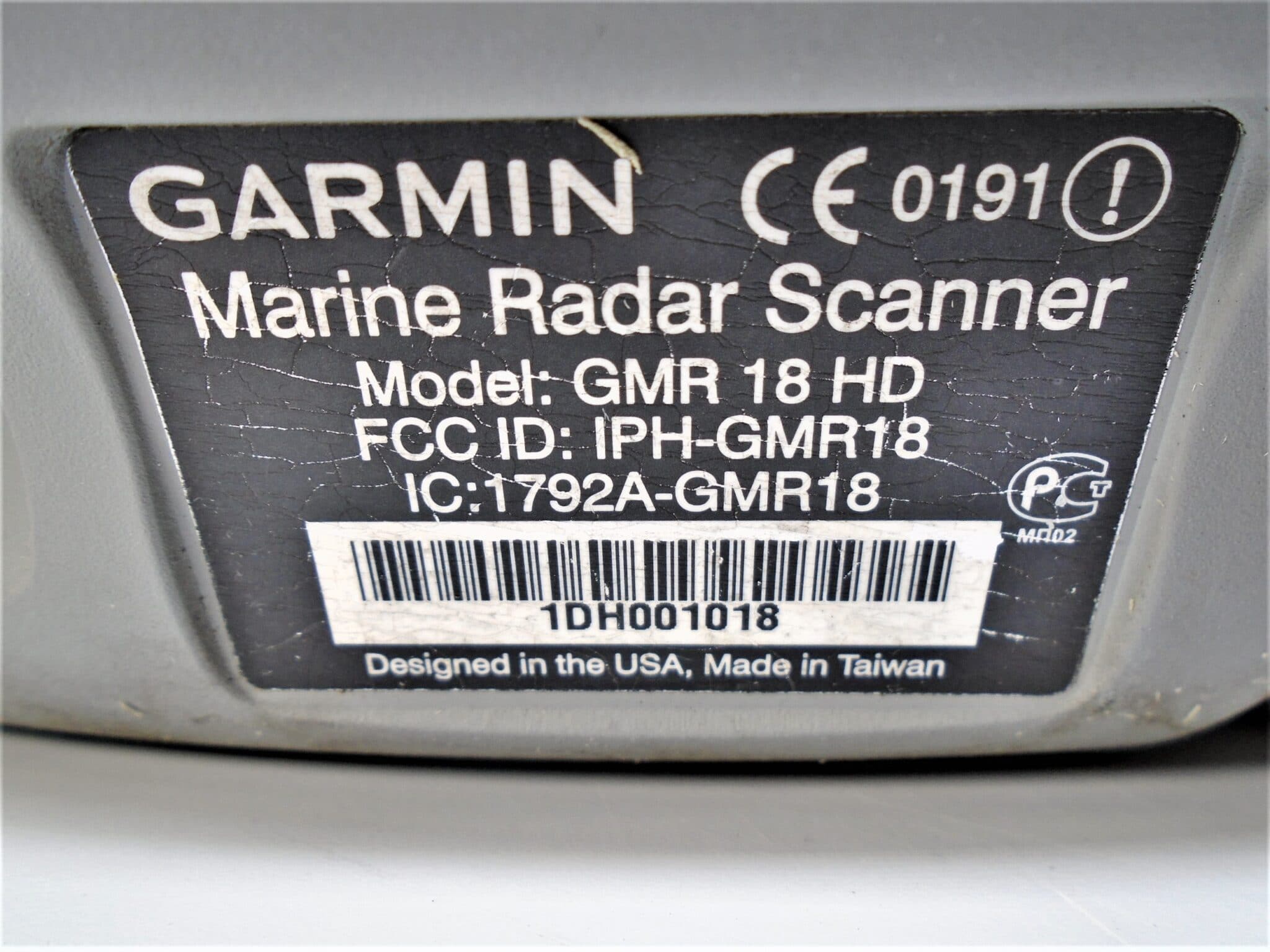 Garmin GMR18HD 4kw Radar Dome Add-On W/Cables - Tested/Updated (90day ...