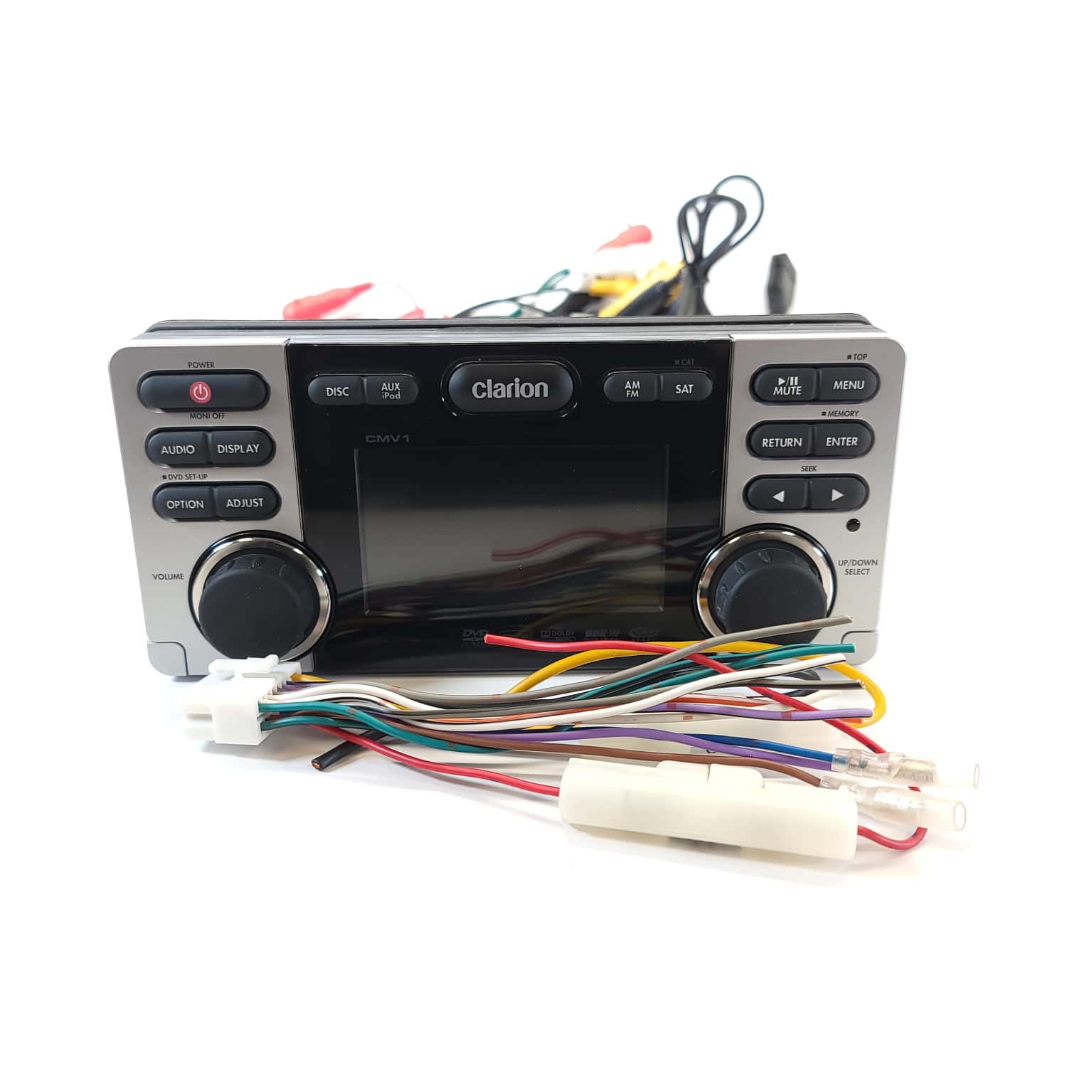 Clarion CMV1 - Watertight Marine DVD/CD/USB AM/FM XM Boat Stereo TESTED ...