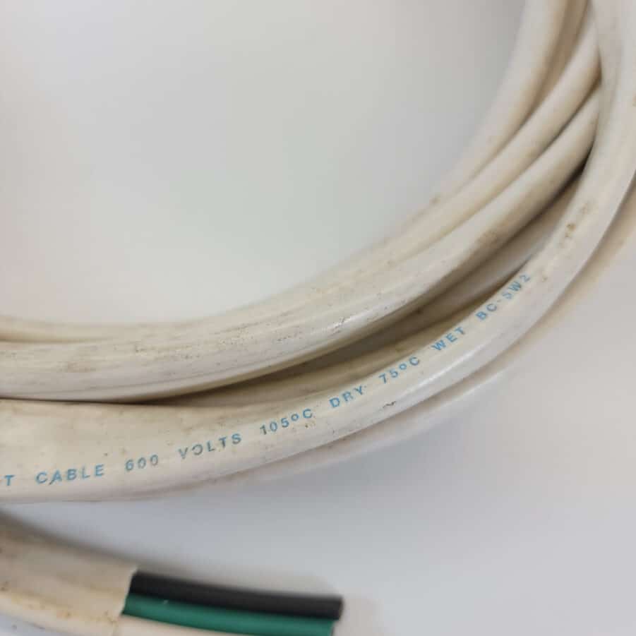 10/3 10 AWG 3 Cond Triplex Tinned Copper Wire Boat Cable UL Listed - 25 ...